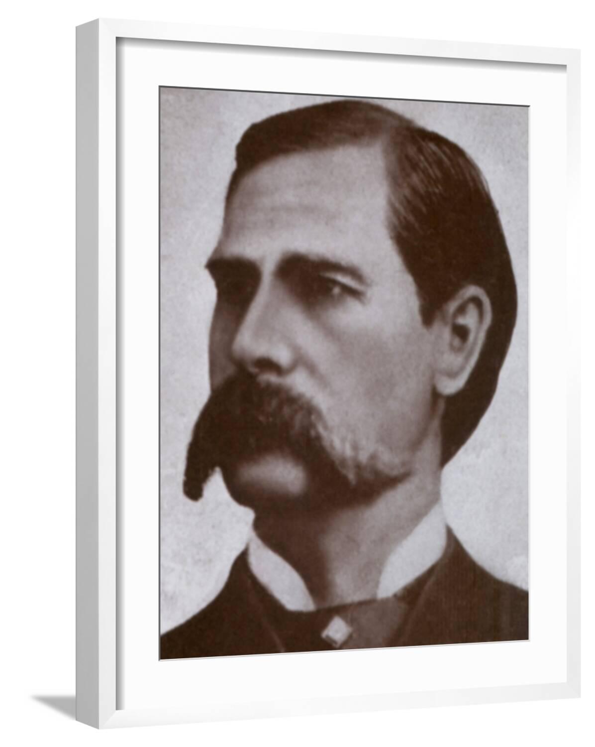 Art.com Wyatt Earp Legendary Western Hero, 1880s Photo, White Frame ...