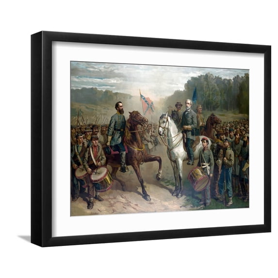 Art.com The last meeting between General Robert E. Lee and General ...
