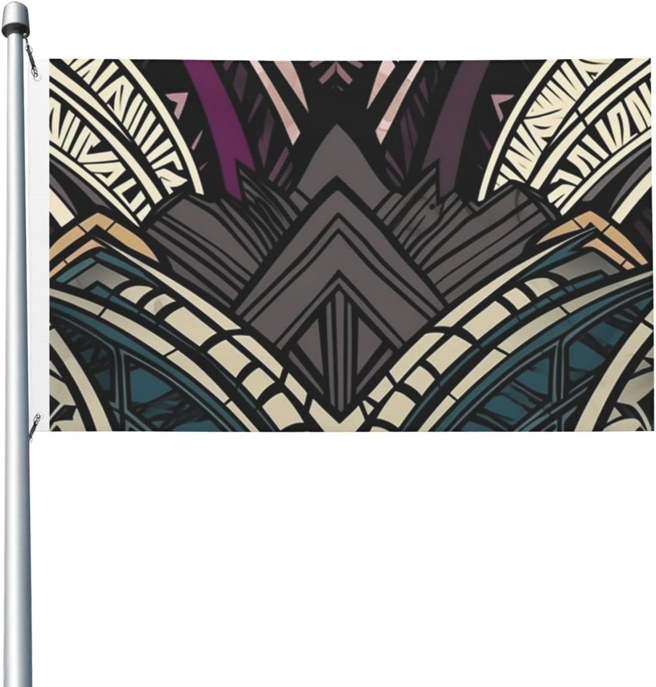 Art deco geometric pattern Garden Flag Welcome Flags for Outside ...