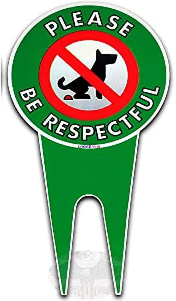 Art lawn decoration No Poop Dog Signs | Stop Dogs from Pooping On Your ...