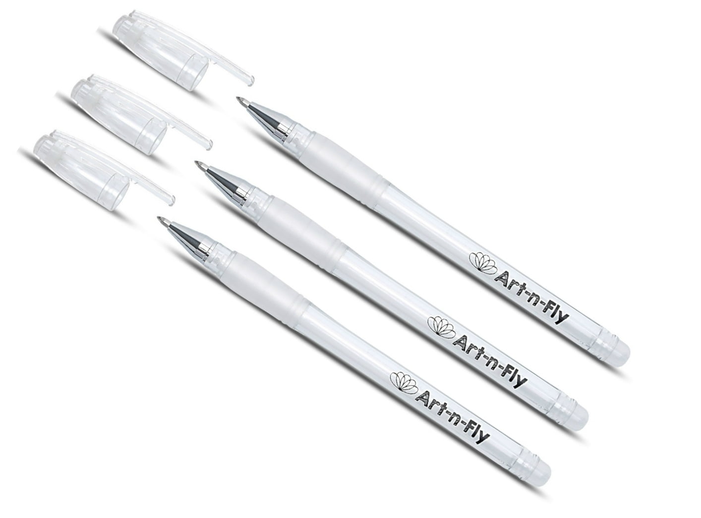 Art-n-Fly White Gel Pen for Artists 0.7mm Fine Point - Smudge-resistant ...