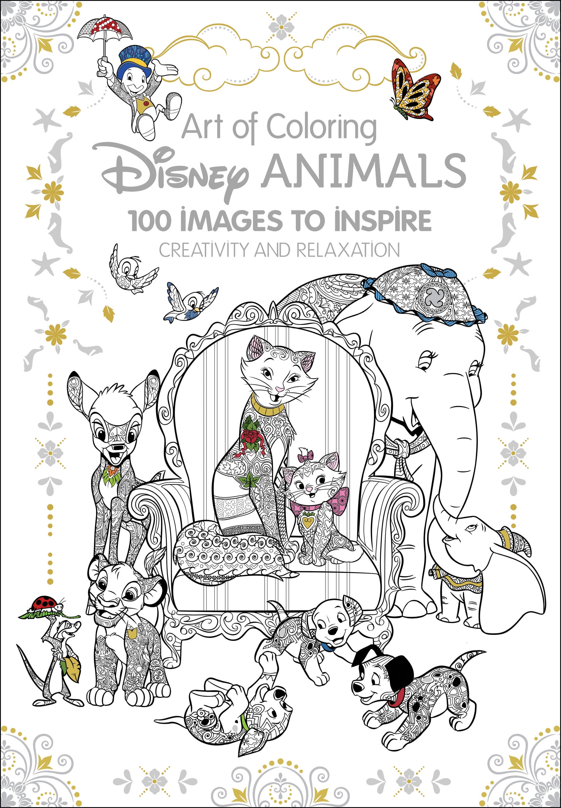 Art of Coloring: Disney Animals: 100 Images to Inspire Creativity and ...