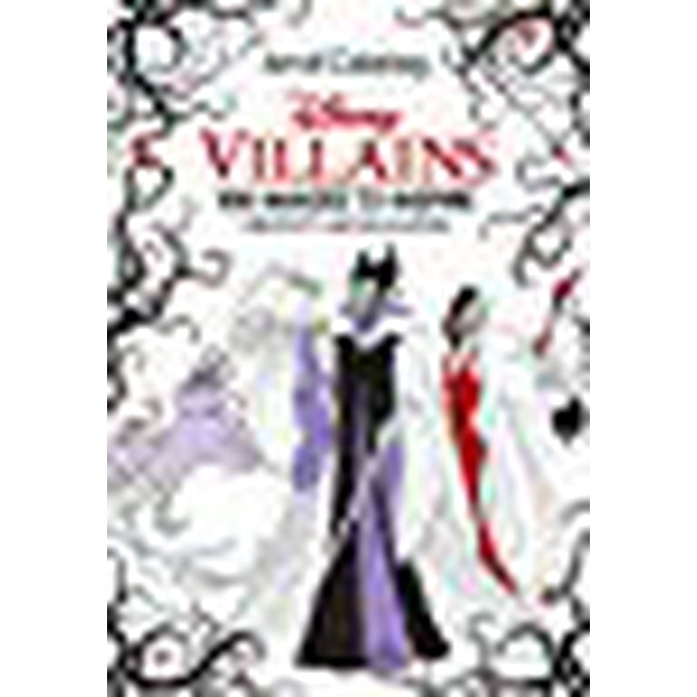 Art Of Coloring Disney Villains Pin Page