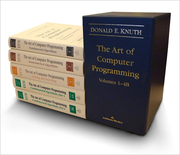 Art of Computer Programming, The, Volumes 1-4b, Boxed Set, (Paperback) - Walmart.com