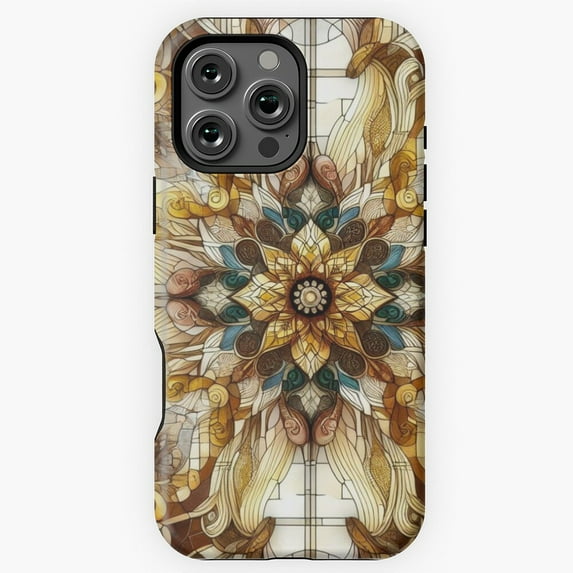 Art of Gold Pattern Design Three iPhone Case 11 12 13 14 15 16 17 Pro ...