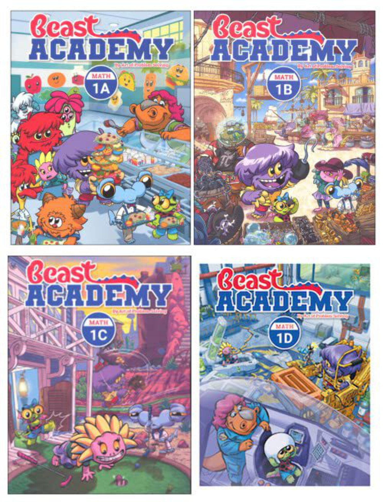 Art of Problem Solving: Beast Academy Grade 1 Math Guide and Practice ...