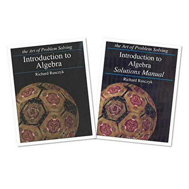 Art of Problem Solving: Introduction to Algebra Books Set (2 Books ...