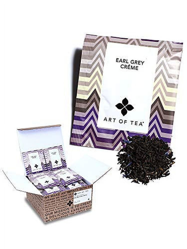 Art of Tea | Organic Earl Grey Crème Tea | 50 Pyramid Tea Bag Sachets ...