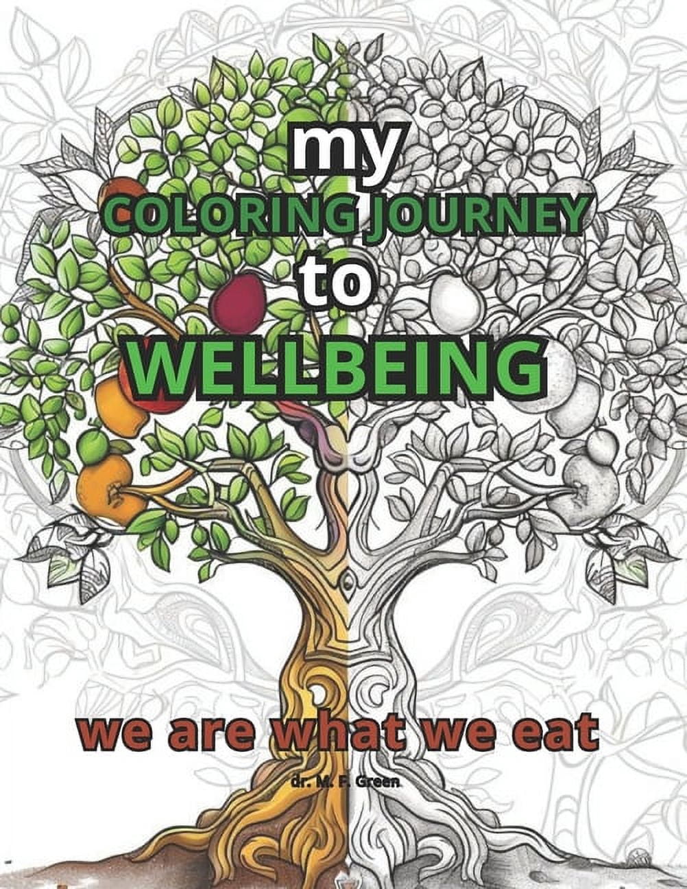 Art of Wellbeing: A Coloring Book for Adults: Visual guide with ...