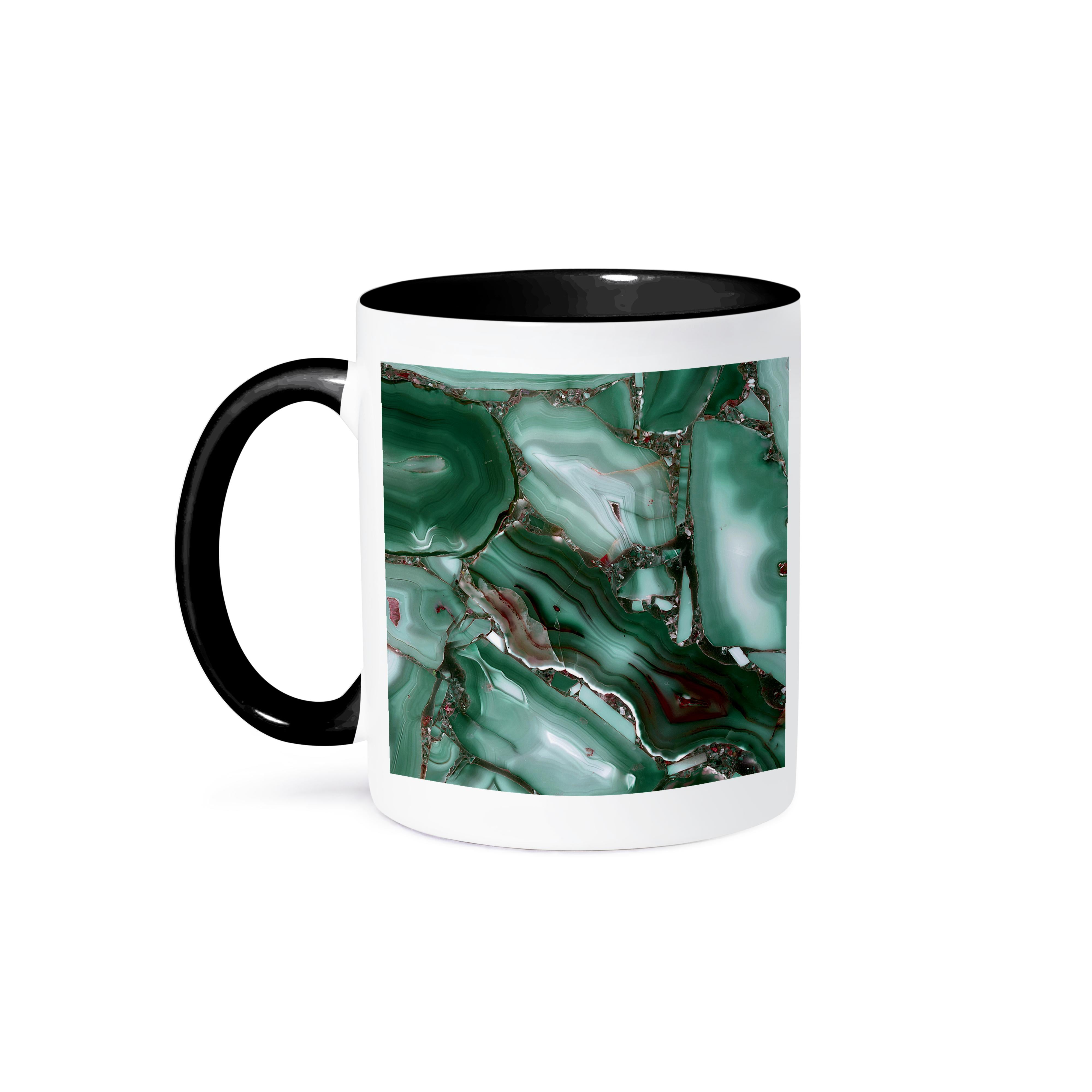 3dRose, Art print of Luxury Green Marble Agate Gem Mineral Malachite ...