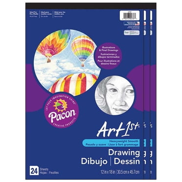 Pacon PAC103194-6 Cream Manila Drawing Paper, 12 x 18 in. - 50 Sheets ...