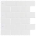Art3d 1-Sheet Peel and Stick Tile Backsplash for Kitchen in Subway ...