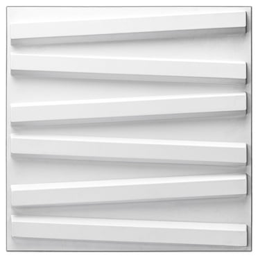 Art3d PVC Wall Panels for 3D Modern Wall Decor In White 12 Pieces 32 Sq ...