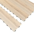 Art3d 18-Pack 36" x 6" Interlocking Luxury Vinyl Flooring Tile，Cover 27 ...