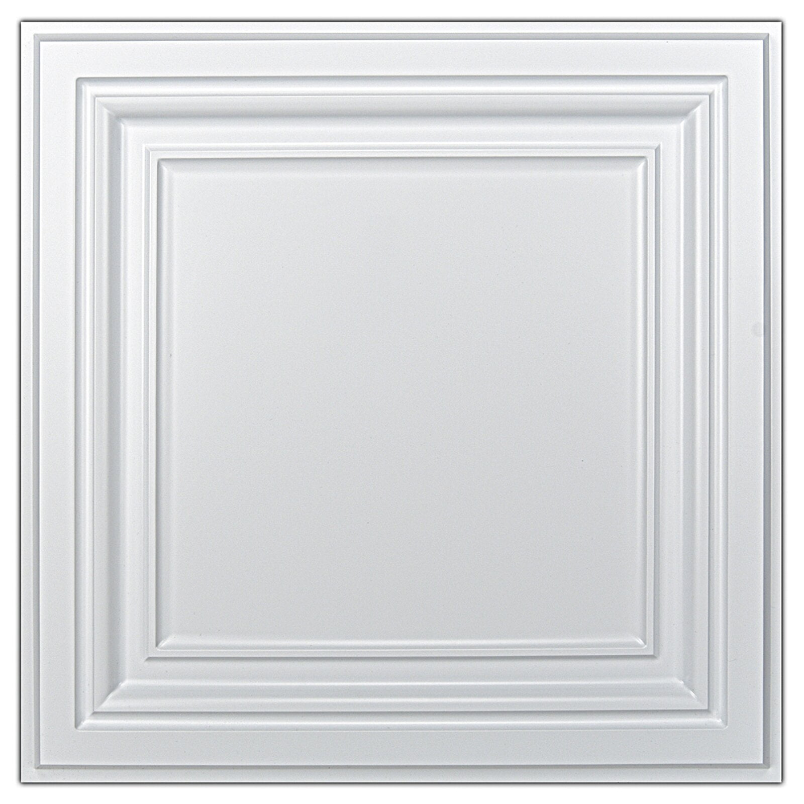 Art3d 2 ft.x 2 ft.Glue-up or Lay in Ceiling Tile PVC 3D Square Style in ...