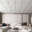 Art3d PVC Ceiling Tiles,Drop Ceiling Panel,24x48 inch(12-Pack)-White ...