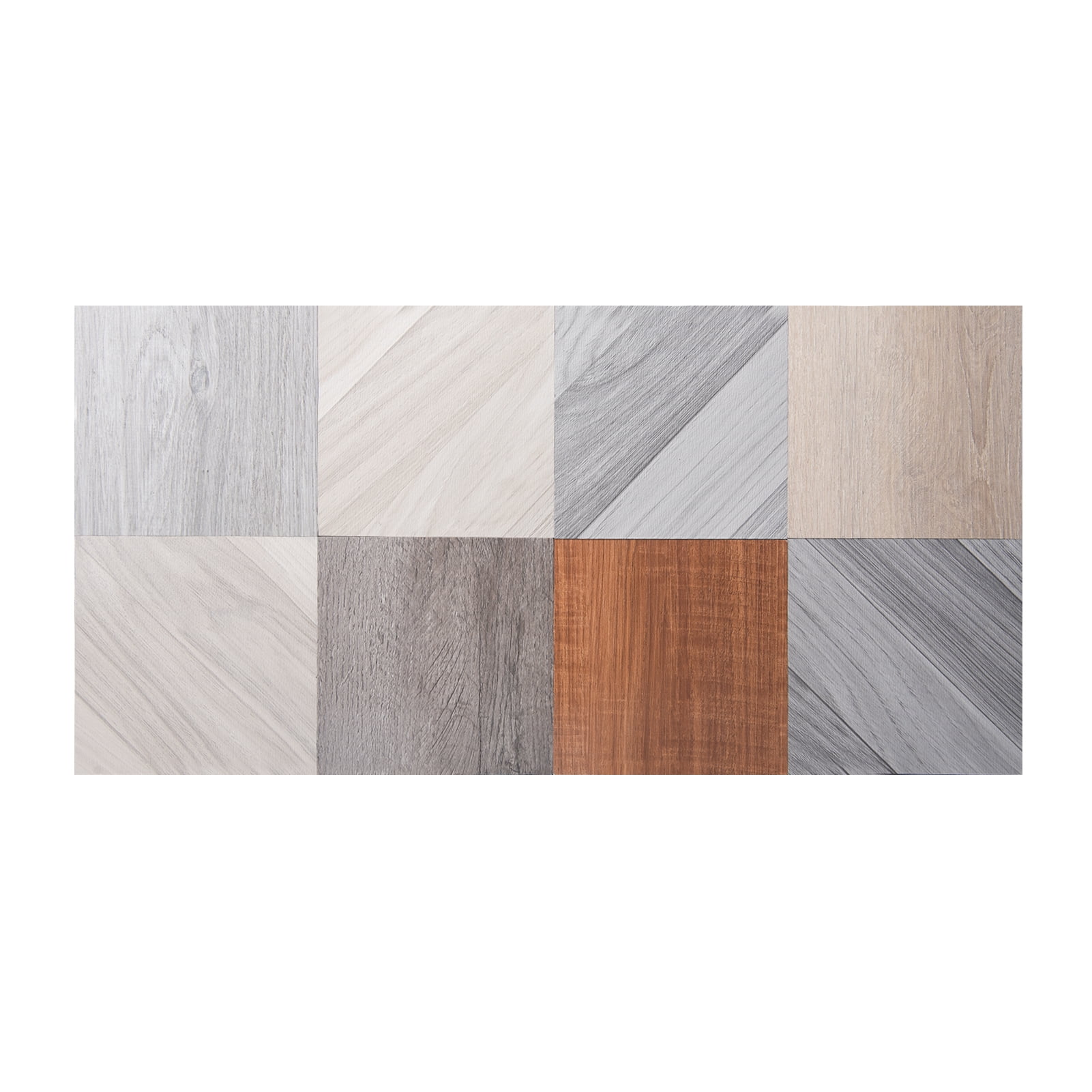 Art3d 8-Pack 6" x 6" Interlocking Luxury Vinyl Flooring Tile-Sample ...