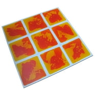Art3d Red 20 in. x 20 in. Exercise Mat Liquid Encased Floor Playmat ...