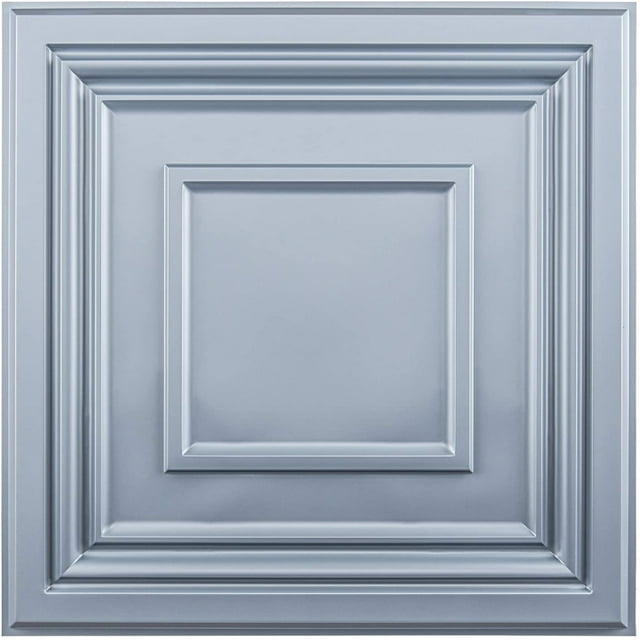 Art3d Matt Gray PVC Decorative Ceiling Tile for Drop in Grid System(12 ...