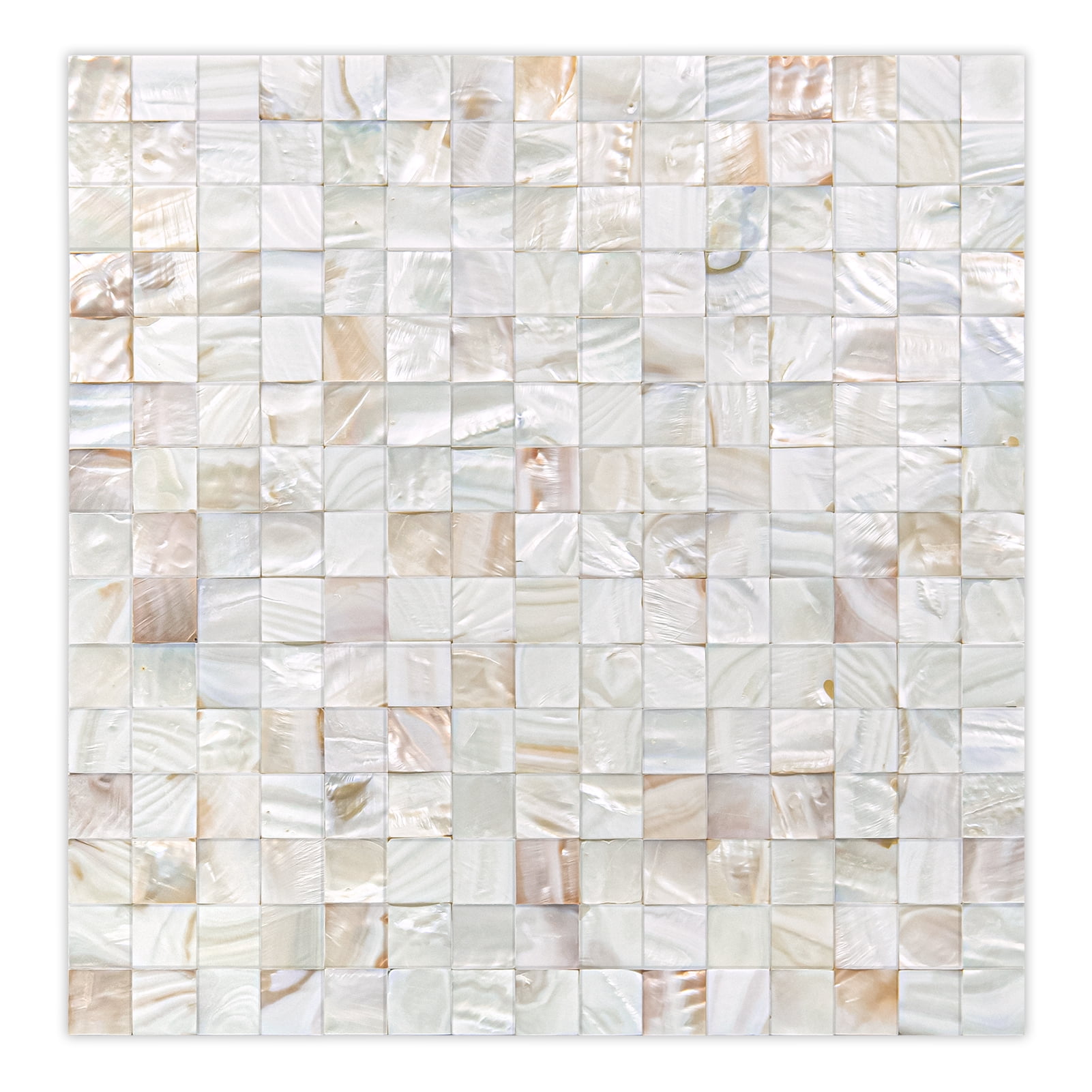 Free Shipping! Art3d Mother of Pearl Shell Mini Square Seamless Mosaic ...