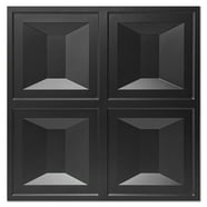 12-Pack Drop Ceiling Tiles 2ft x 2ft in Black, PVC Ceiling Tiles 24 x ...