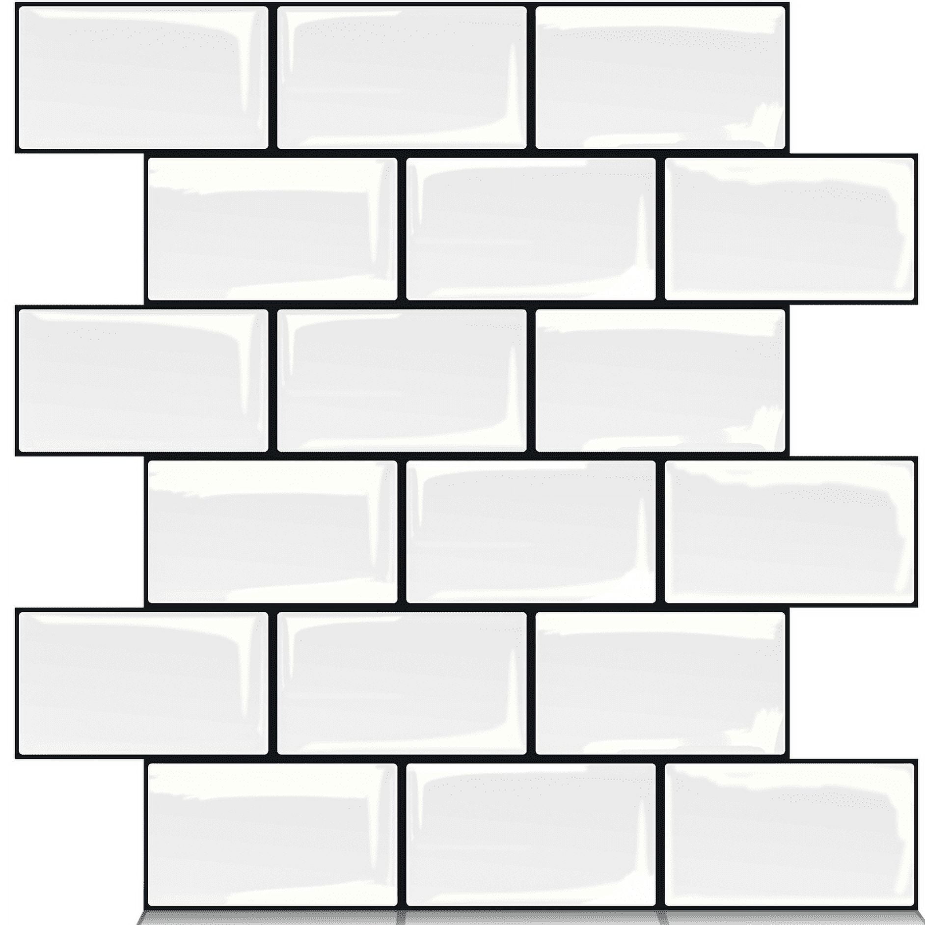 Free Shipping! Art3d Peel and Stick Backsplash Tile 12" x 12" Thicker ...