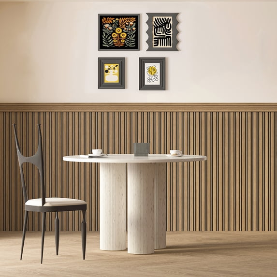 Art3dwallpanel DIY Board & Batten Wall Kit - 9.84" W x 37.8" L ...