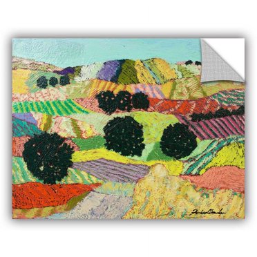 Jan Weiss "Orange Botanica" Removable Wall Art - Walmart.com