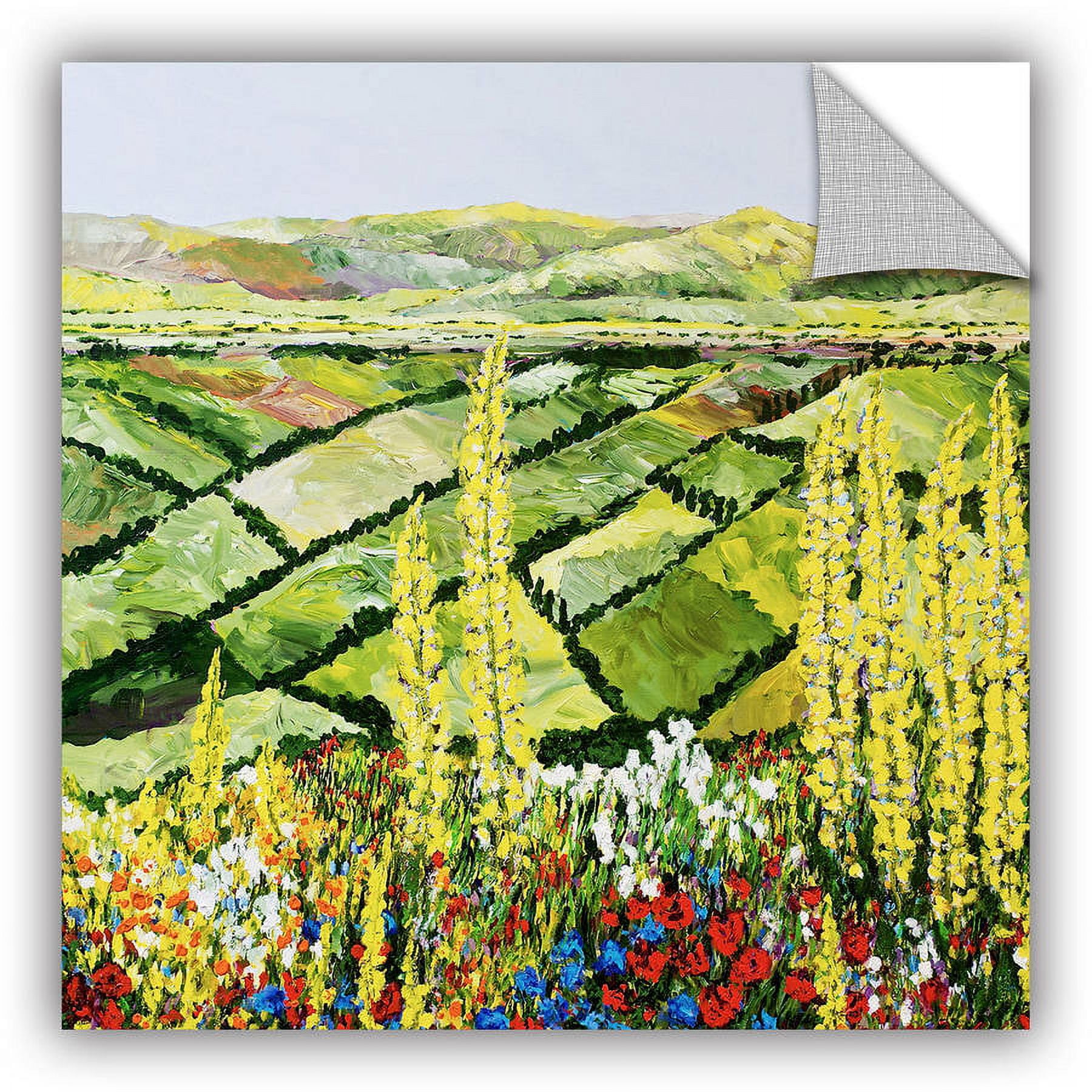 ArtAppealz Allan Friedlander "Rolling Fields" Removable Wall Art ...