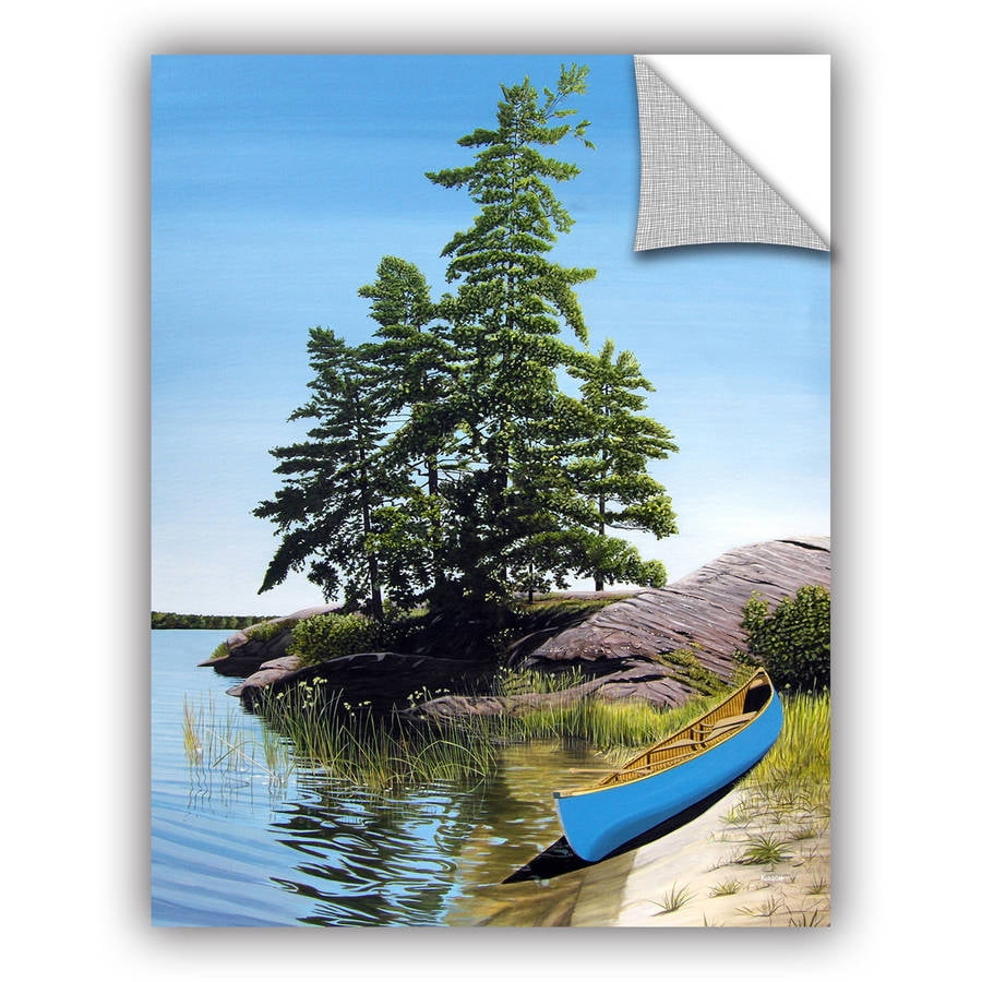 ArtAppealz Ken Kirsch "Canoe on Georgian Bay 1" Removable Wall Art ...