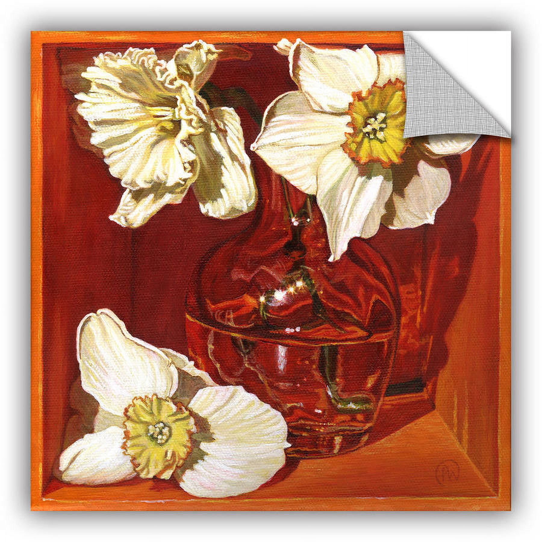 ArtAppealz Paige Wallis "Creamy Trumpets Of Spring" Removable Wall Art ...