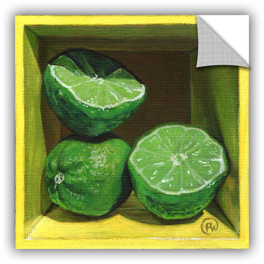 ArtAppealz Paige Wallis "Lime" Removable Wall Art - Walmart.com