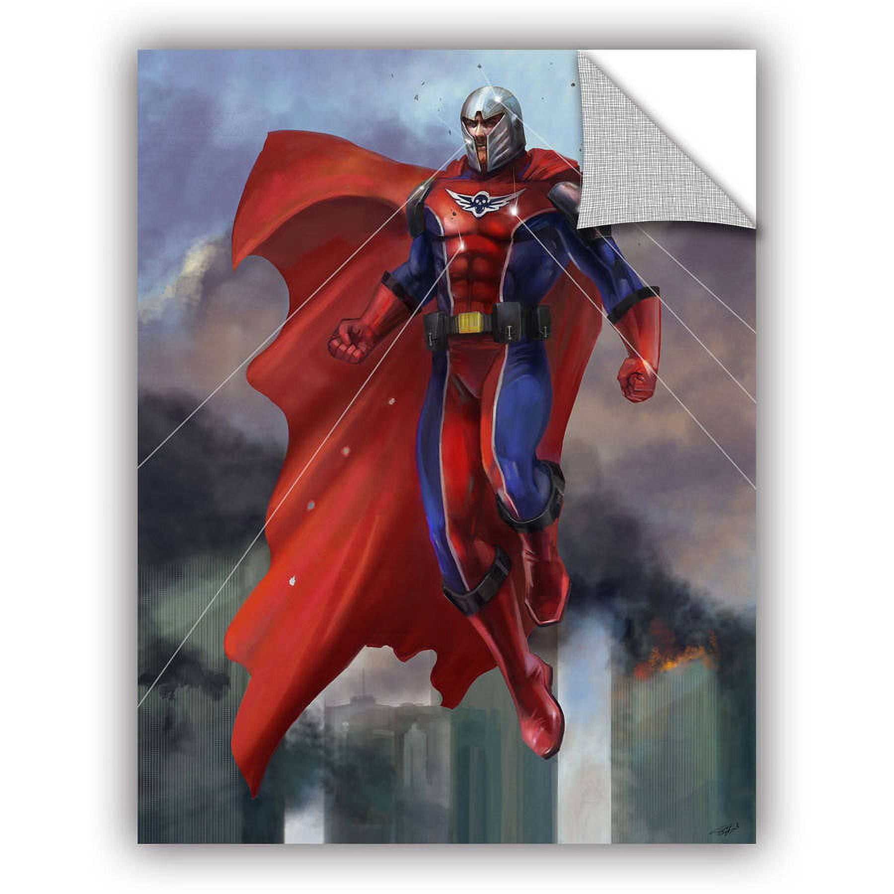 ArtAppealz Steve Goad "Hero" Removable Wall Art - Walmart.com