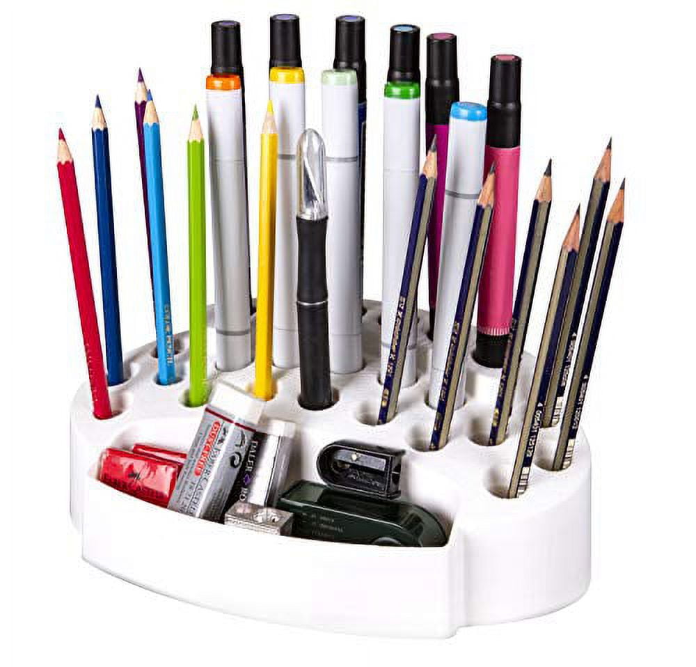 ArtBin, 6974AG, Desktop Accessory Storage with 24 Slots, Art & Craft ...