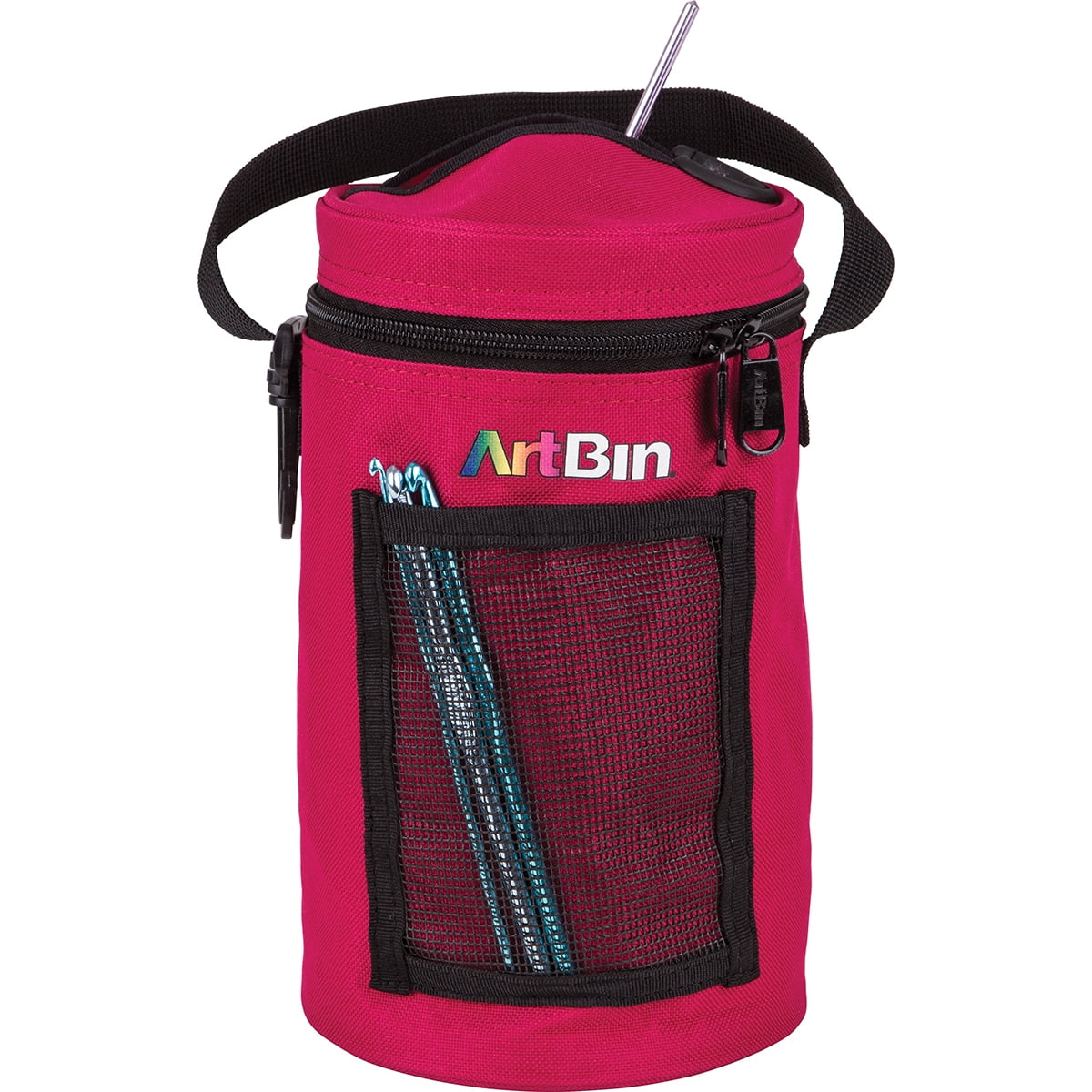ArtBin Mini Yarn Drum 5.75"X9.5"Raspberry - Walmart.com