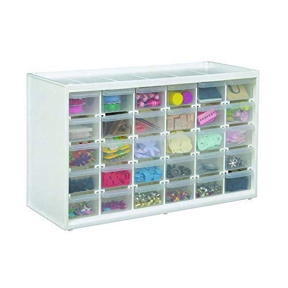 ArtBin, Store-In-Drawer Cabinet, 30 Compartment Drawers, White, Arts ...