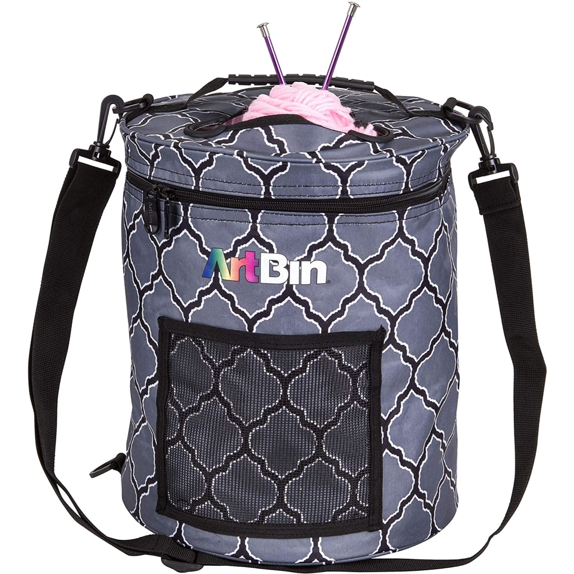 ArtBin Yarn Drum 12"X12.75"-Gray Print - Walmart.com