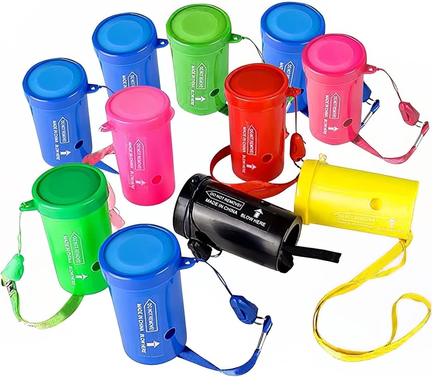 ArtCreativity 3-Inch Mini Air Horns, pack of 12 Loud Party Noisemakers ...