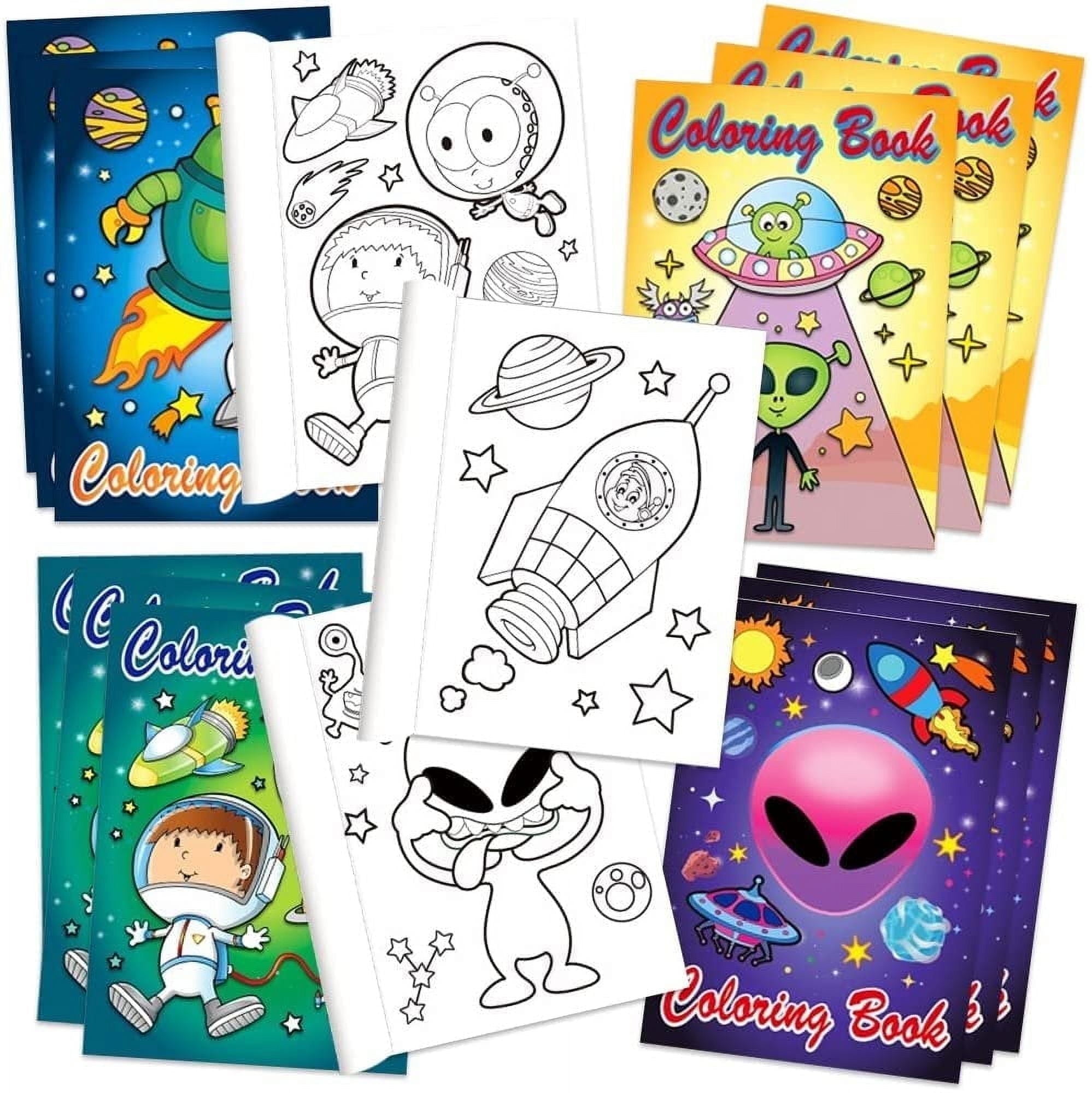 ArtCreativity Alien Coloring Books 20-Pack Kids 5x7 Space-Themed Fun ...