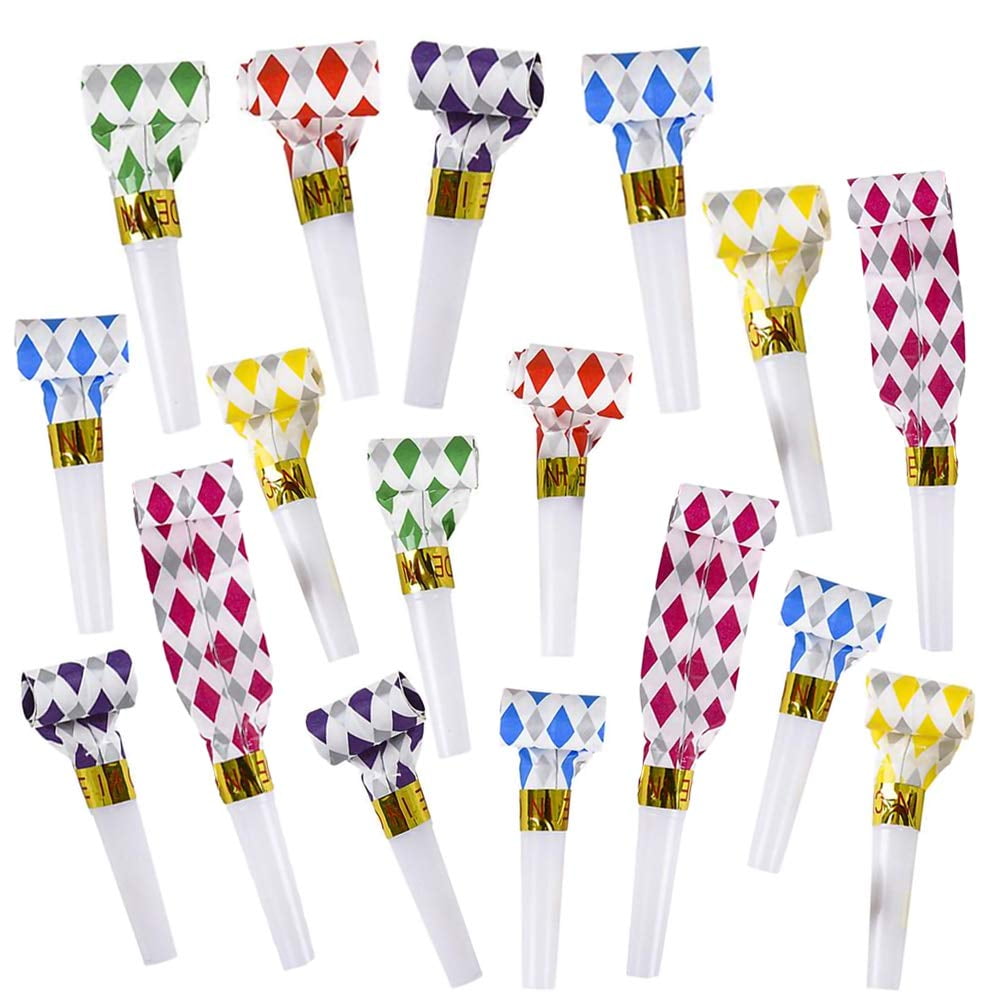 ArtCreativity Blow Outs Whistles - Birthday Party Blowers, Musical Noise Makers, Pack of 36 Fun ...