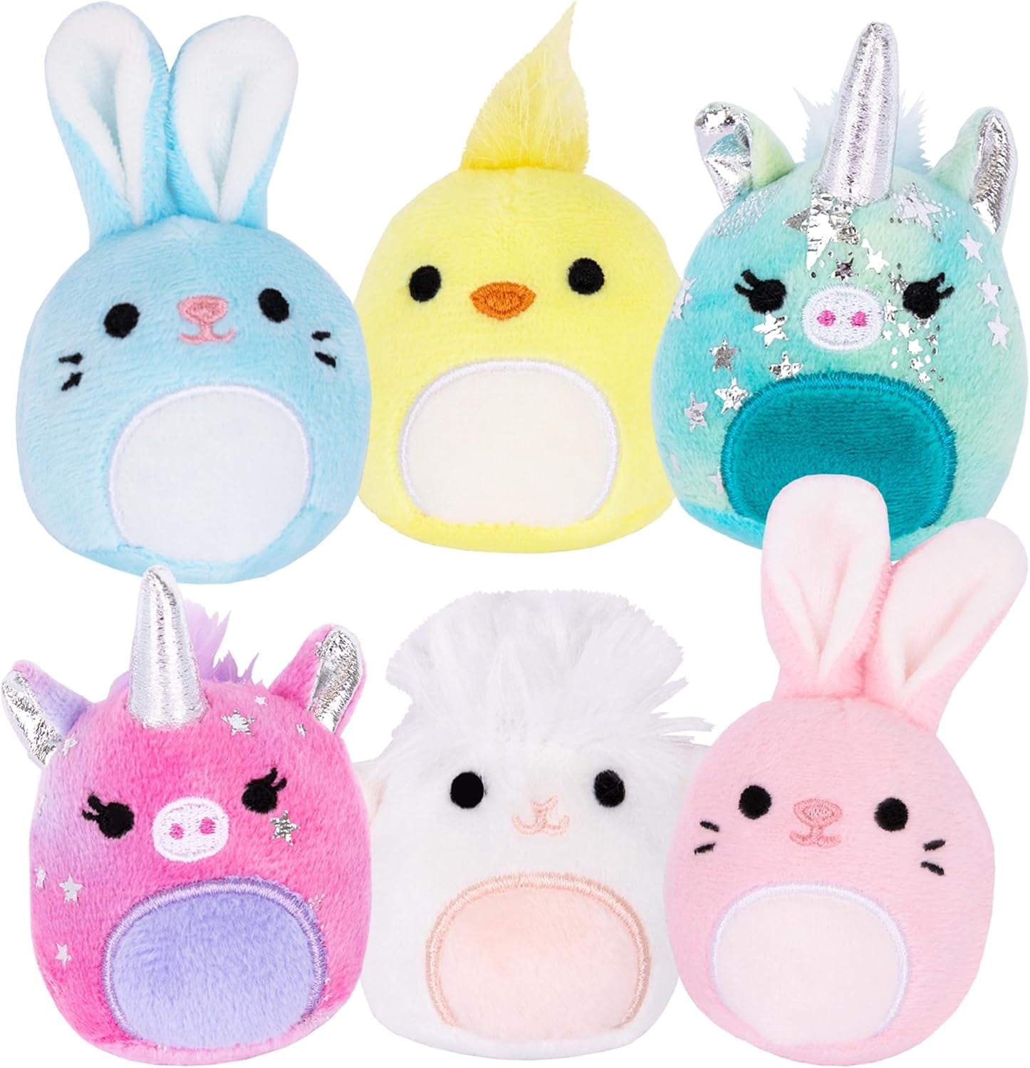 ArtCreativity Bulk Easter Plush Toys – Set of 6 Adorable Stuffed ...