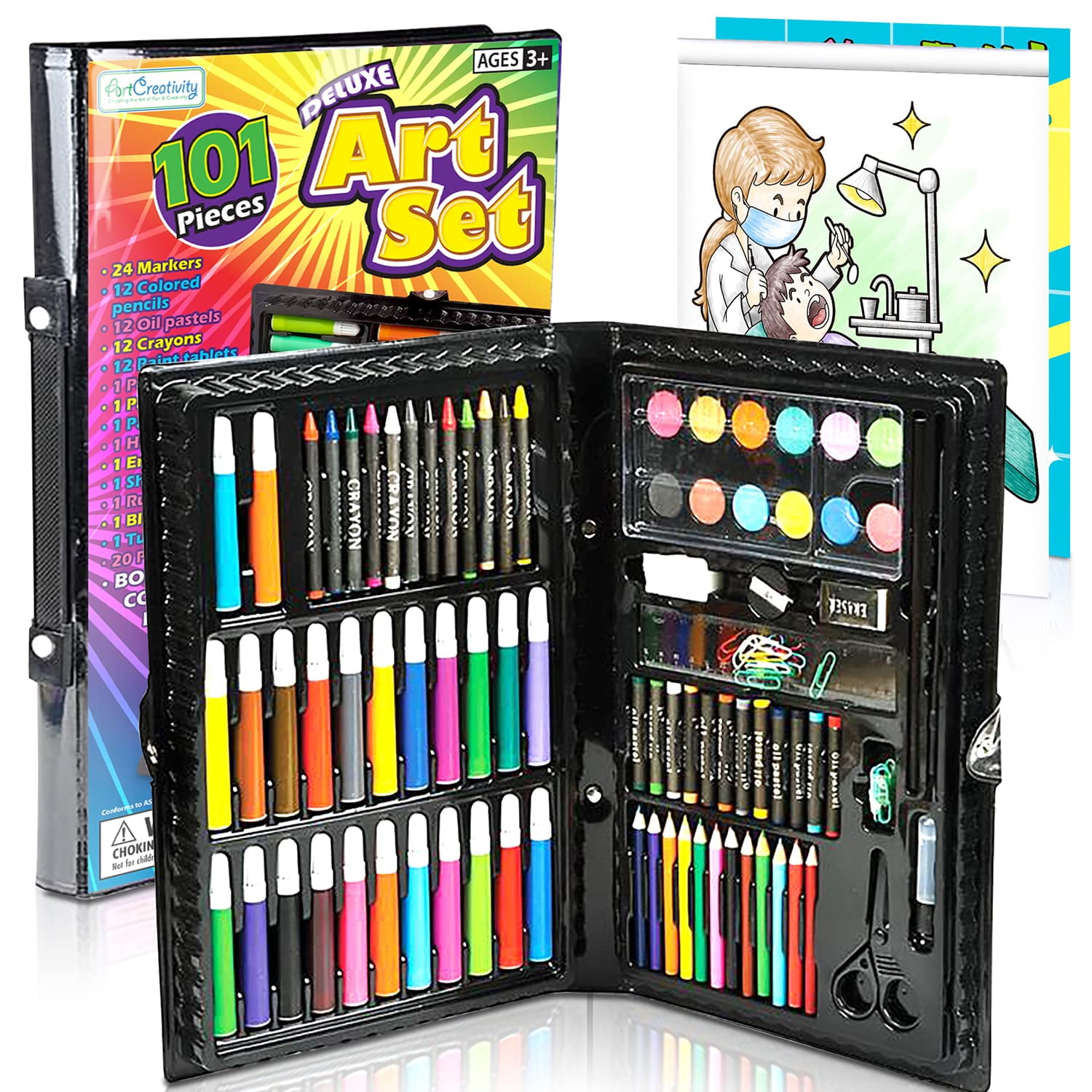 ArtCreativity Deluxe ArtTRDN Set For Kids - Ideal Beginner Artist Kit ...