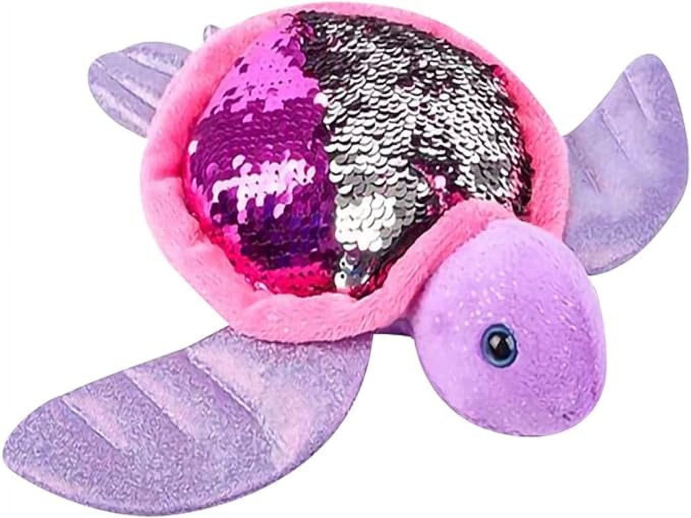 ArtCreativity Flip Sequin Sea Turtle Plush Toy, 1PC, Soft Stuffed Sea ...
