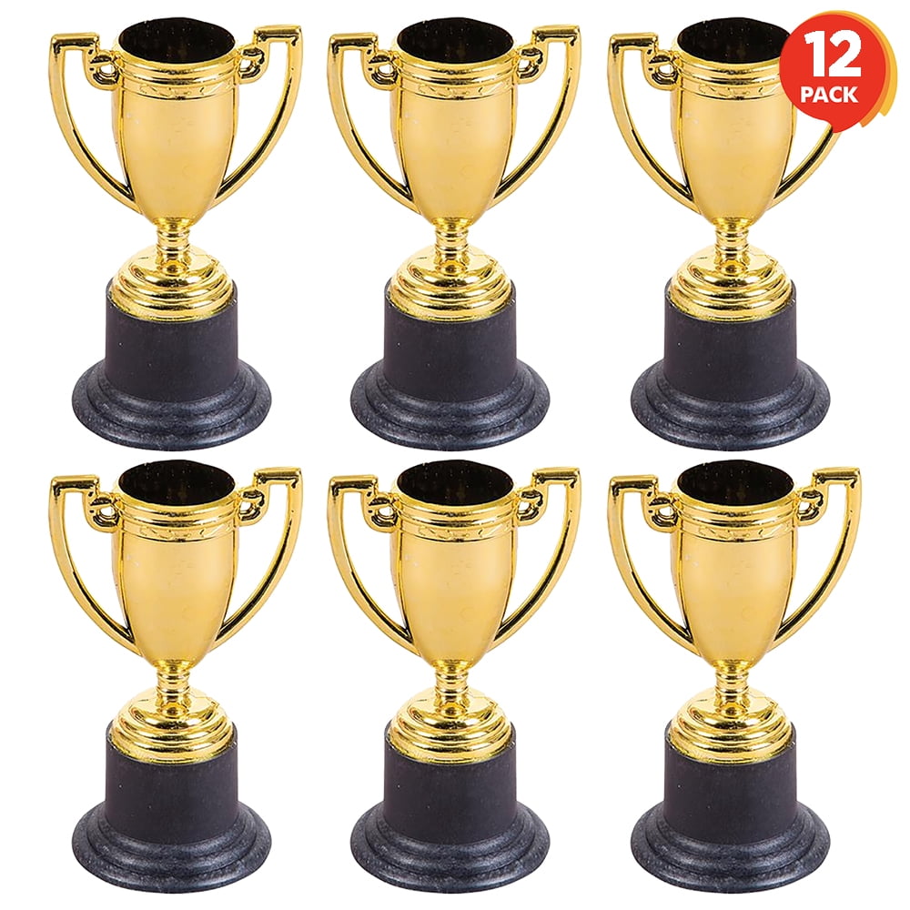 ArtCreativity Gold Plastic Trophies for Kids Award Parties, Sports ...