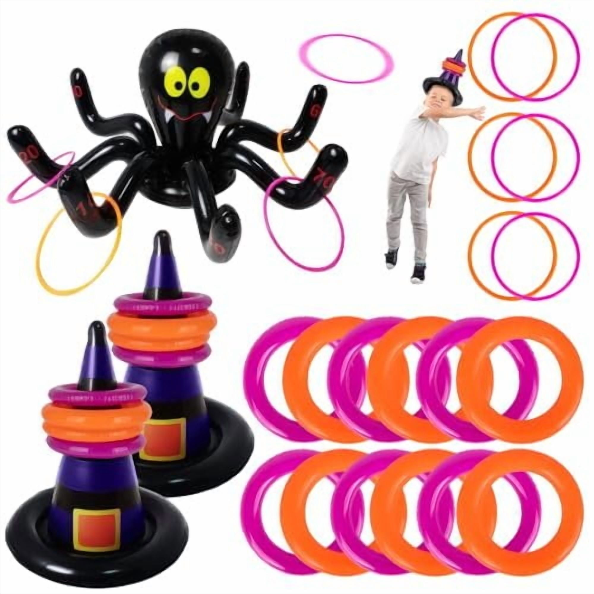 ArtCreativity Halloween Ring Toss Game Set for Kids Ages 3+ – 21-Piece ...