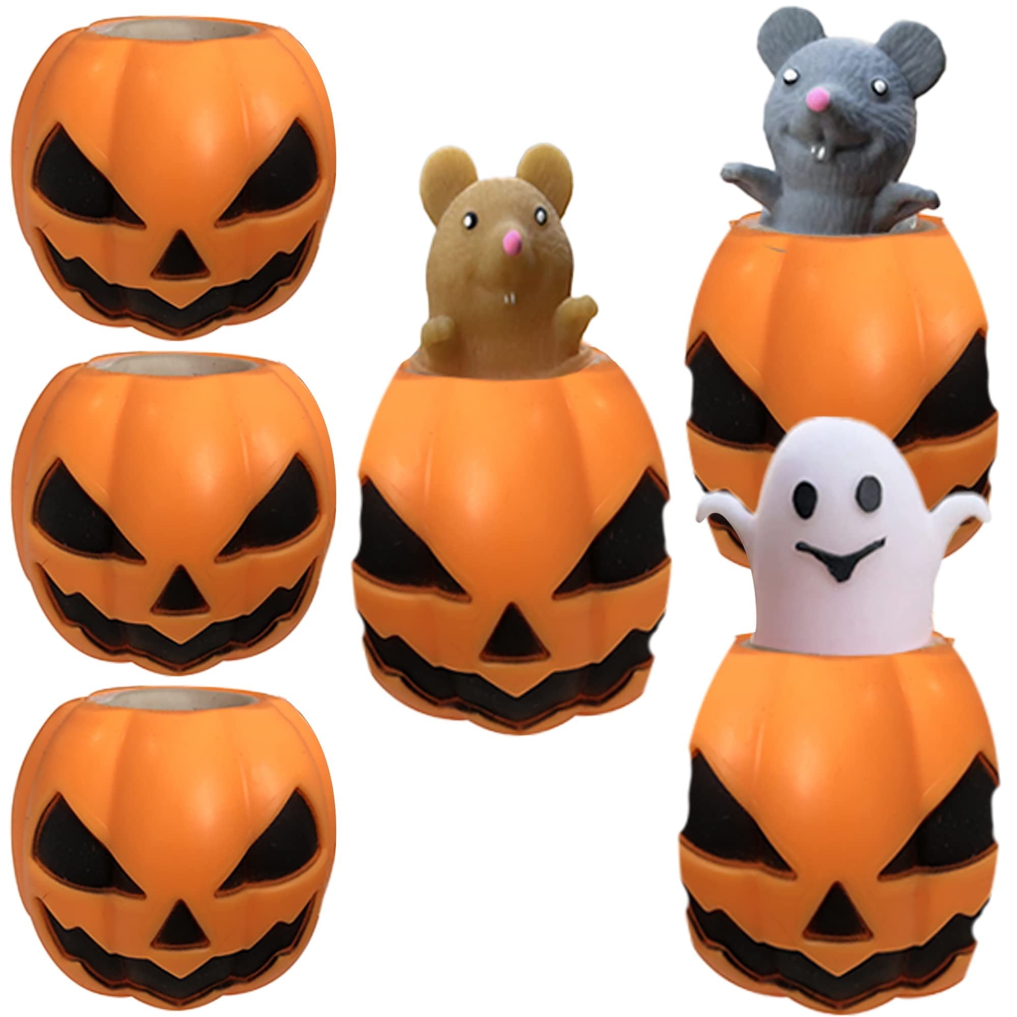 ArtCreativity Halloween Squeeze Pop-Out Toys, Set of 6, Halloween ...