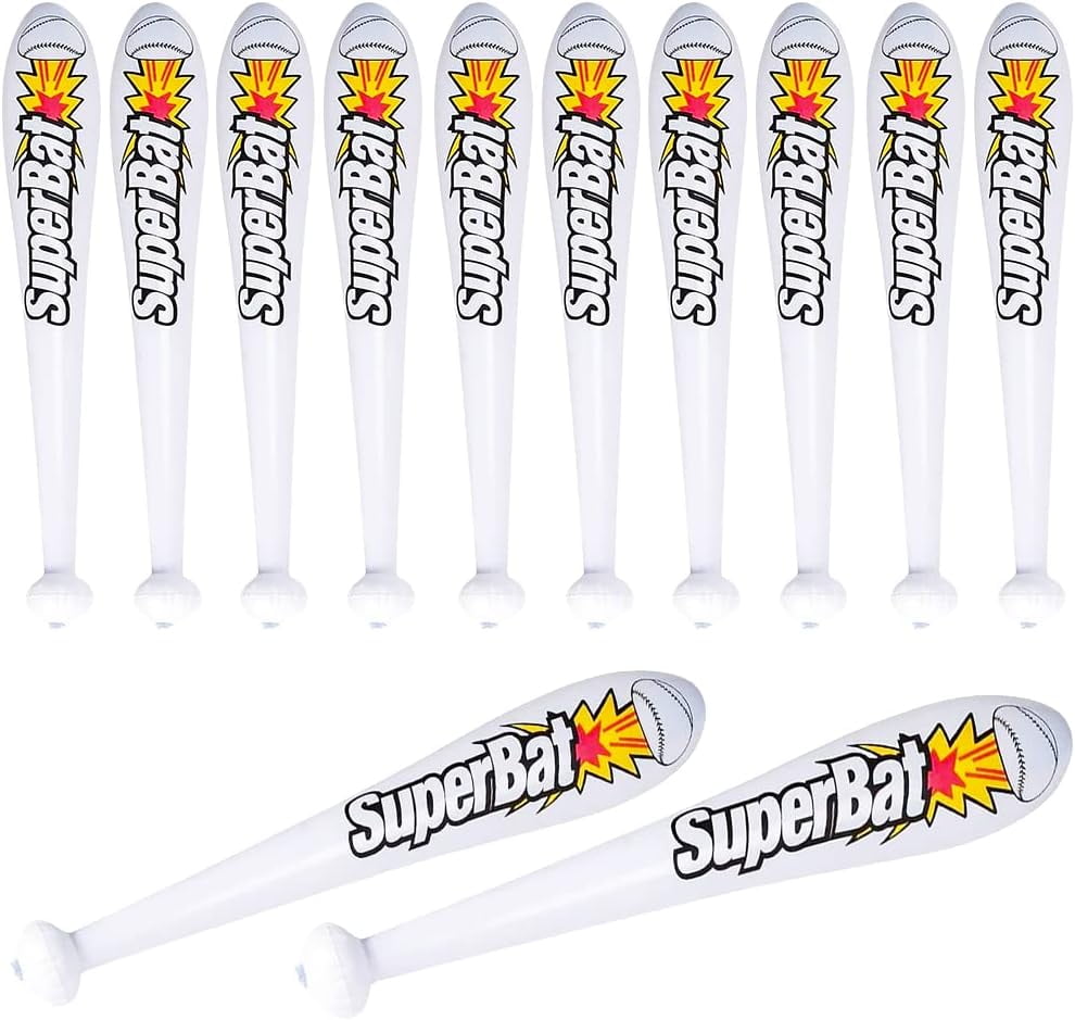 ArtCreativity Inflatable Baseball Bat Set of 12, 22 in. - Themed Sports ...
