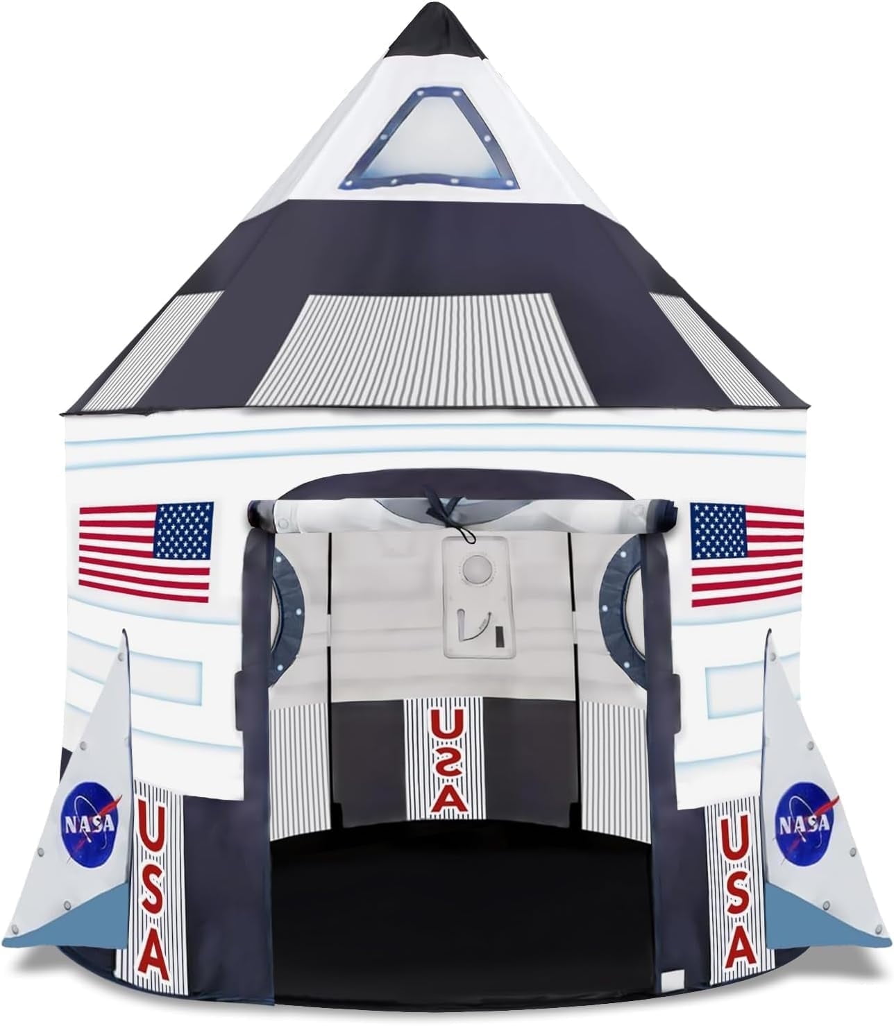 ArtCreativity Rocket Ship Kids Tent – Pop-Up Space Playhouse for Kids ...