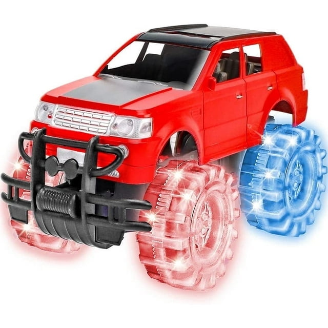 ArtCreativity Kids' Light-Up Monster Truck, 8 in. Push and Go Toy Car ...