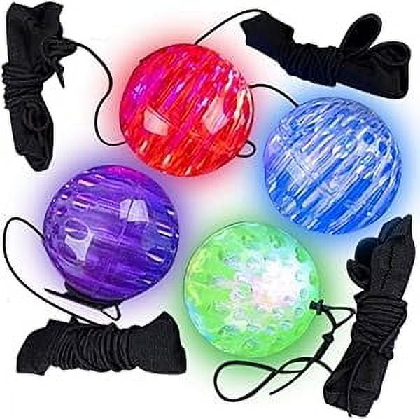 ArtCreativity Light Up Orbit Wrist Balls, Set of 4, Light up Balls with Flashing Lights and ...
